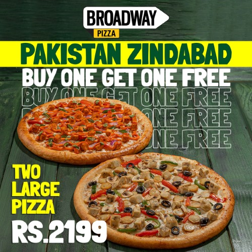 Broadway Pizza | Order Pizza online in Pakistan